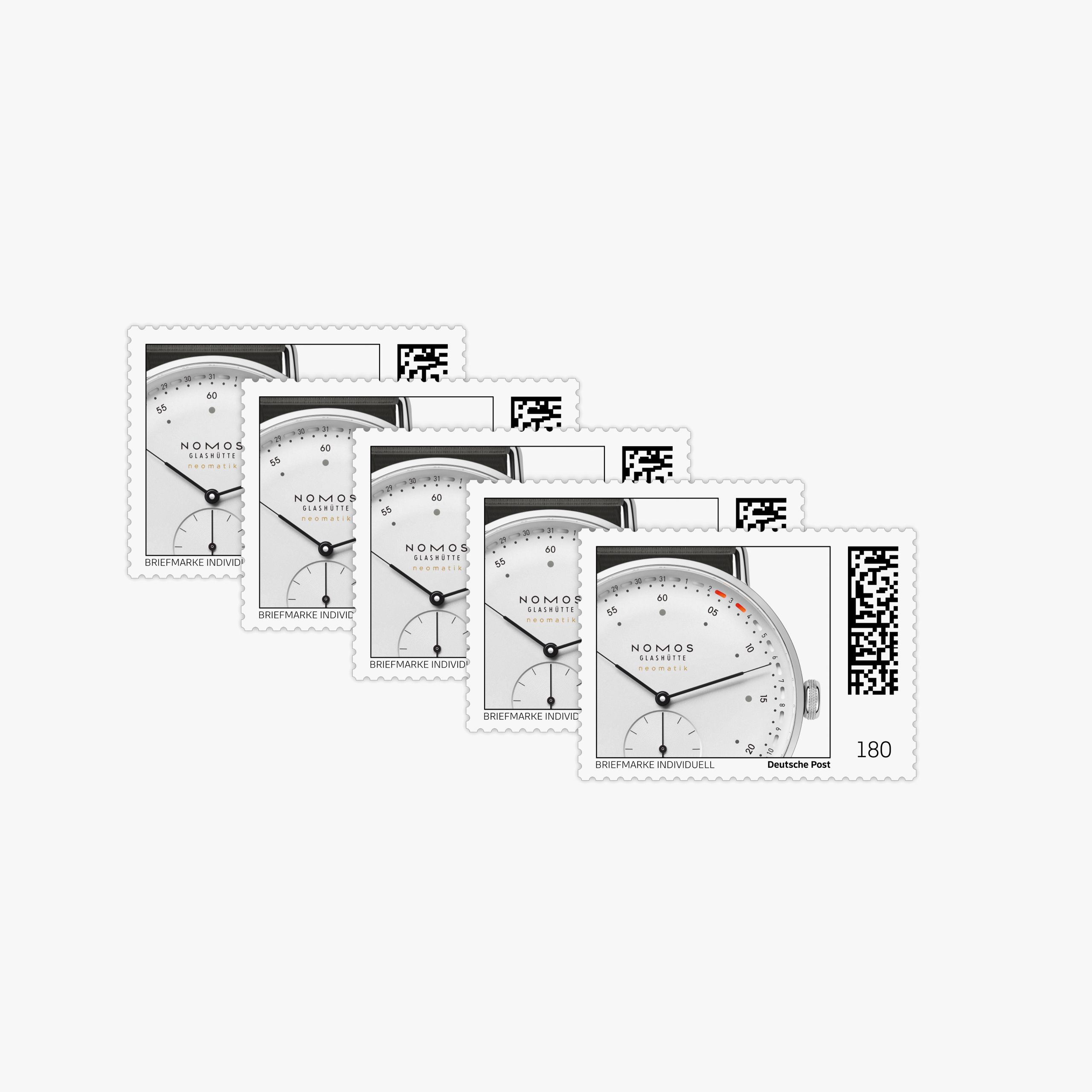 NOMOS stamp set 180 (within Germany) – NOMOS Glashütte