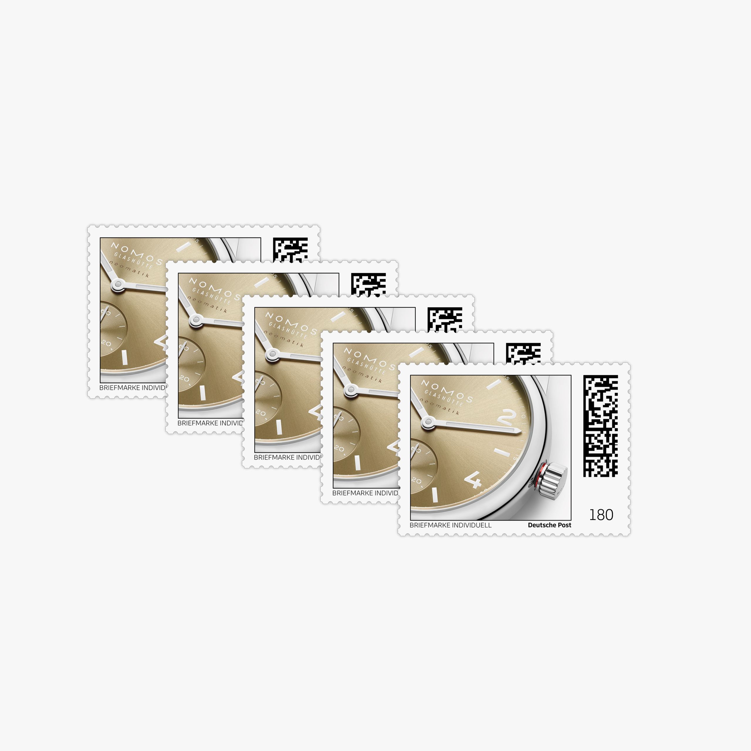 Set di francobolli NOMOS 180 (all'interno della Germania) – NOMOS Glashütte